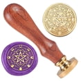 1pc Wax Seal Stamp Set Star Magic Circle Wax Stamp Moon Phase Brass Wax ...