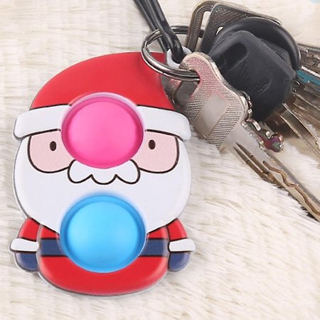 Anti-anxiety Finger Toy Sensory Popping Key Ring Funny Fidget For ...