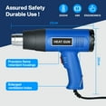 Bcamelys RFQ0906 2000 Watts Heat Gun, with Two-Speed Adjustable ...