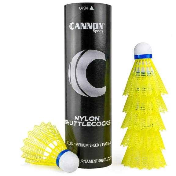 Cannon Sports Badminton Shuttlecocks – Medium Speed Nylon Badminton ...
