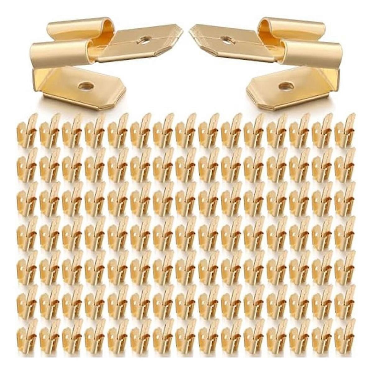100Pcs Piggyback Spade Connectors, Crimp Terminals Assortment Kit ...