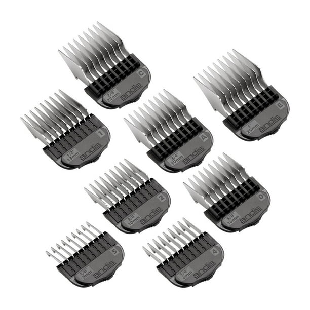Andis 24315 Stainless Steel 8-Piece Comb Set For Andis AG Model ...
