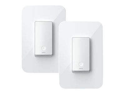 WeMo Smart Light Switch - Light switch - wireless - white (pack of 2 ...