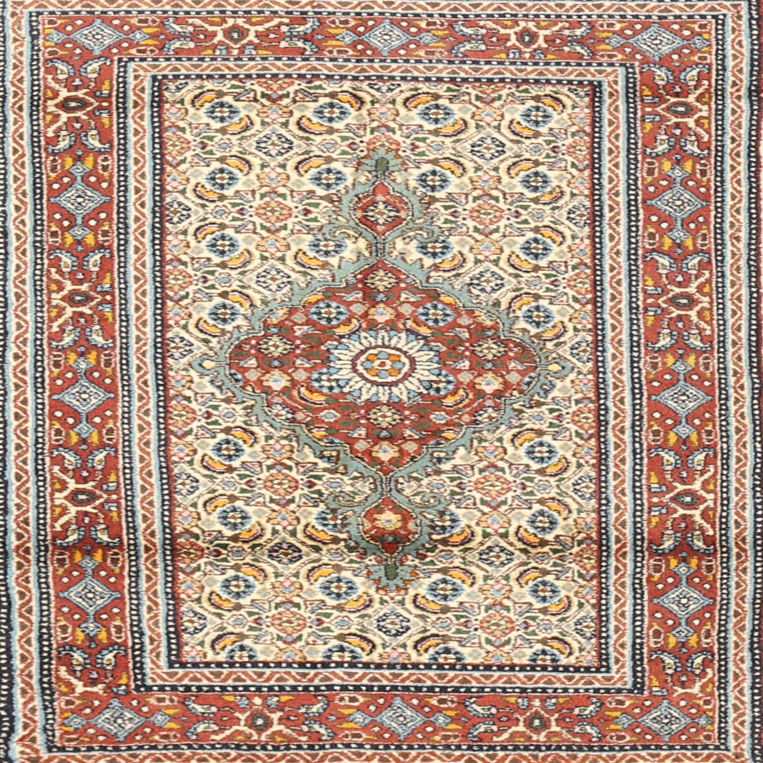 Ahgly Company Indoor Square Traditional Sienna Brown Medallion Area ...
