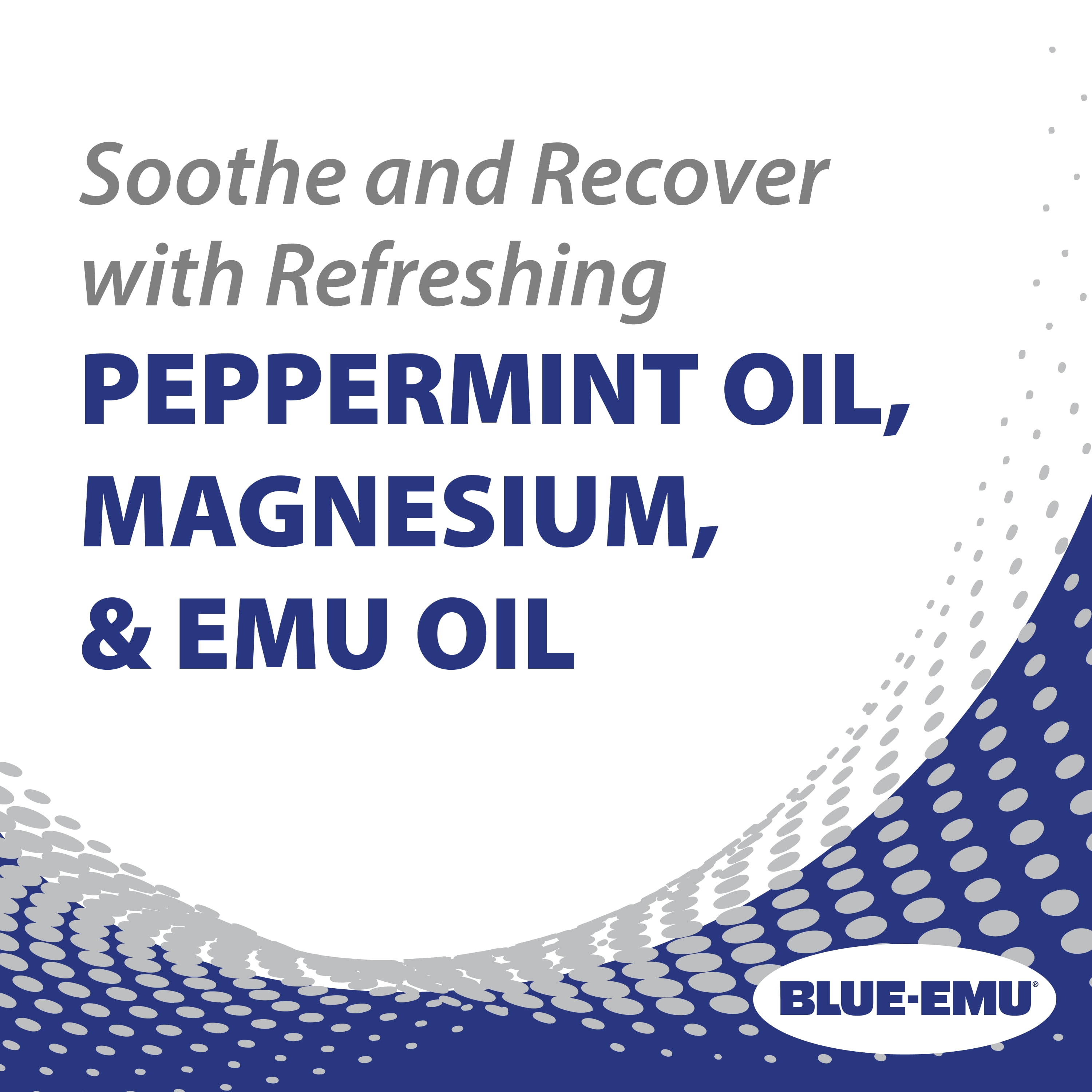 BLUE-EMU Recovery Bath Pods, Magnesium, Peppermint Oil, and Emu Oil ...