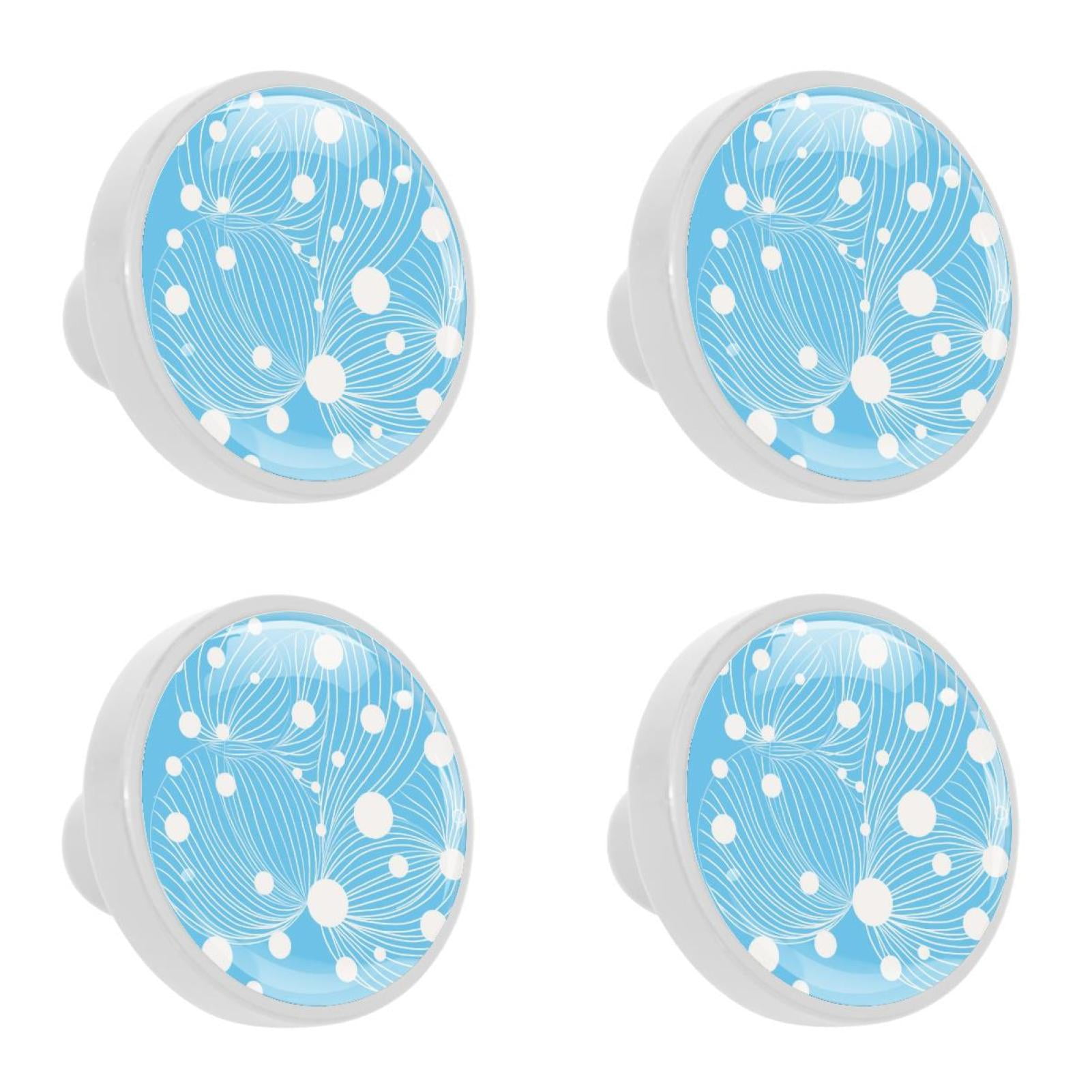 4 Pcs Dots Knobs for Kitchen Cabinet Cupboard Dresser Bookcase Drawer ...