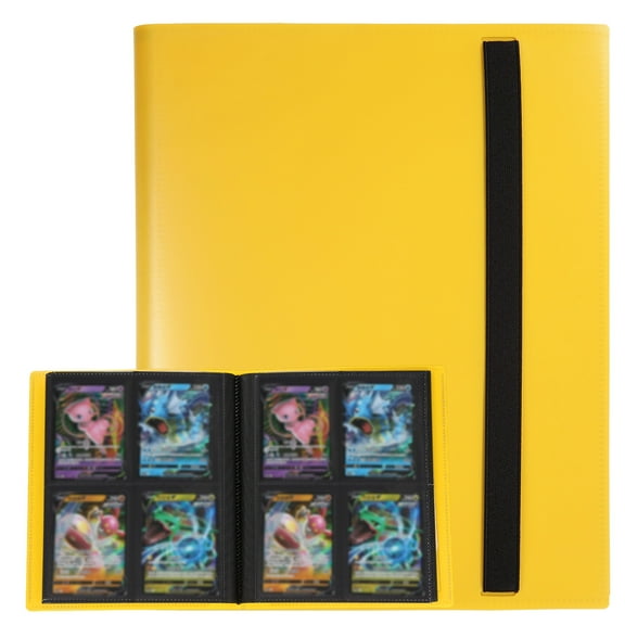 IOCOCEE Trading Card Binder, 400 Side Loading Pockets, 4 Pocket Album ...