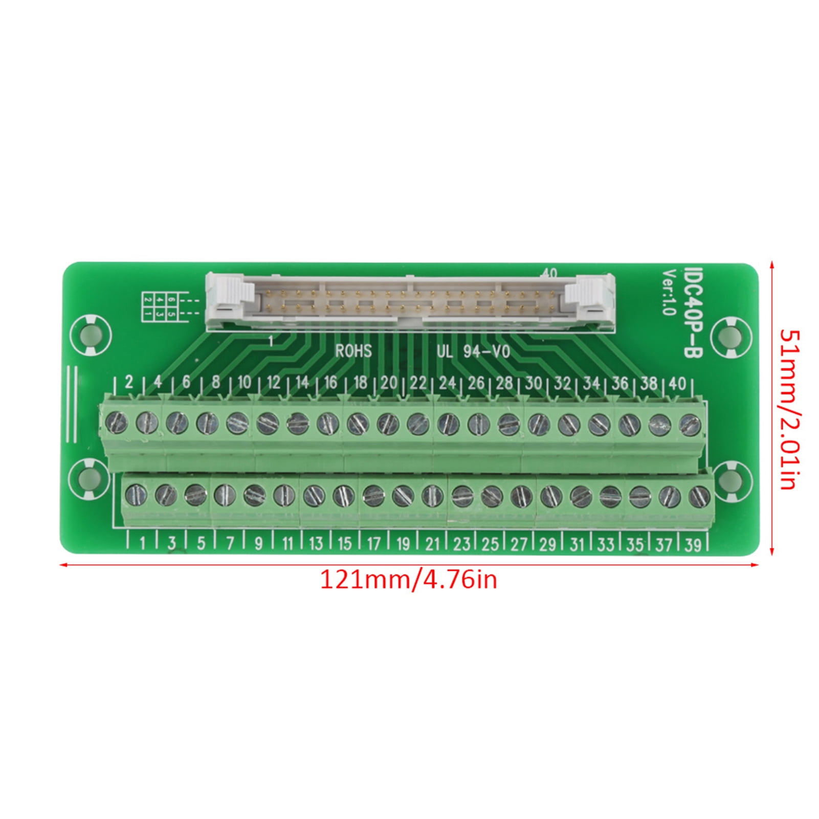 Conector De Bloque De Terminales Placa De Ruptura De PLC, Módulo De ...