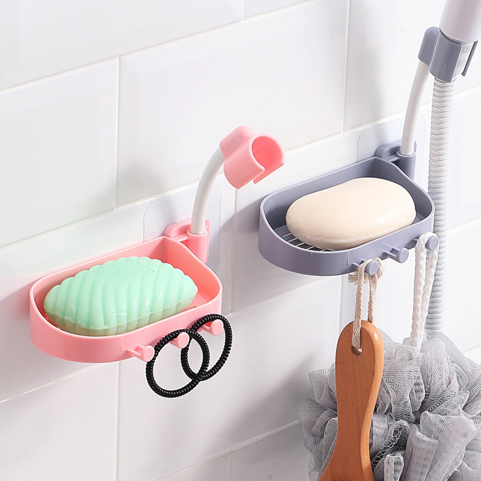 Dream Lifestyle 1 Set Shower Bracket Rotatable Drain No Punching ...