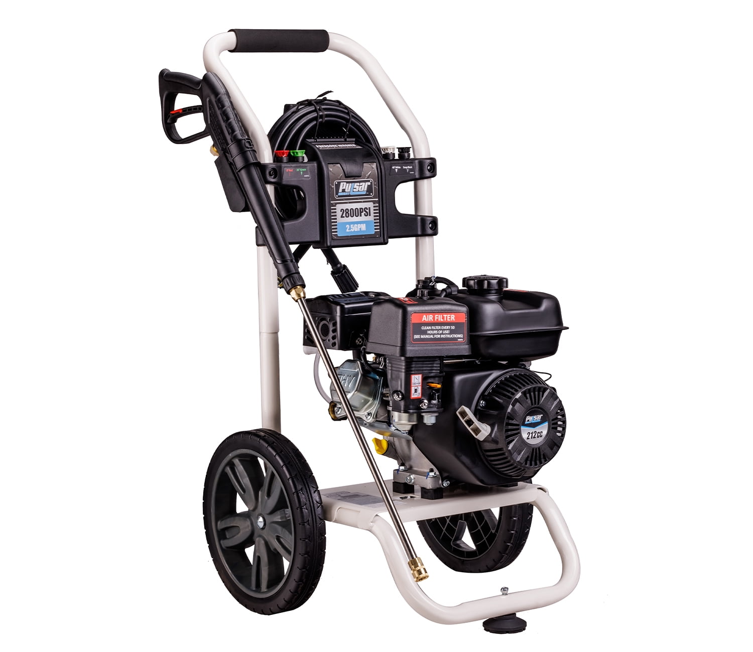 Pulsar Gas-Powered 2800 PSI 212cc Pressure Washer with 4 Tips - Walmart.com