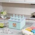 8 Cavities Popsicles Molds,Food-grade Silicone Maker,BPA-Free Popsicle ...