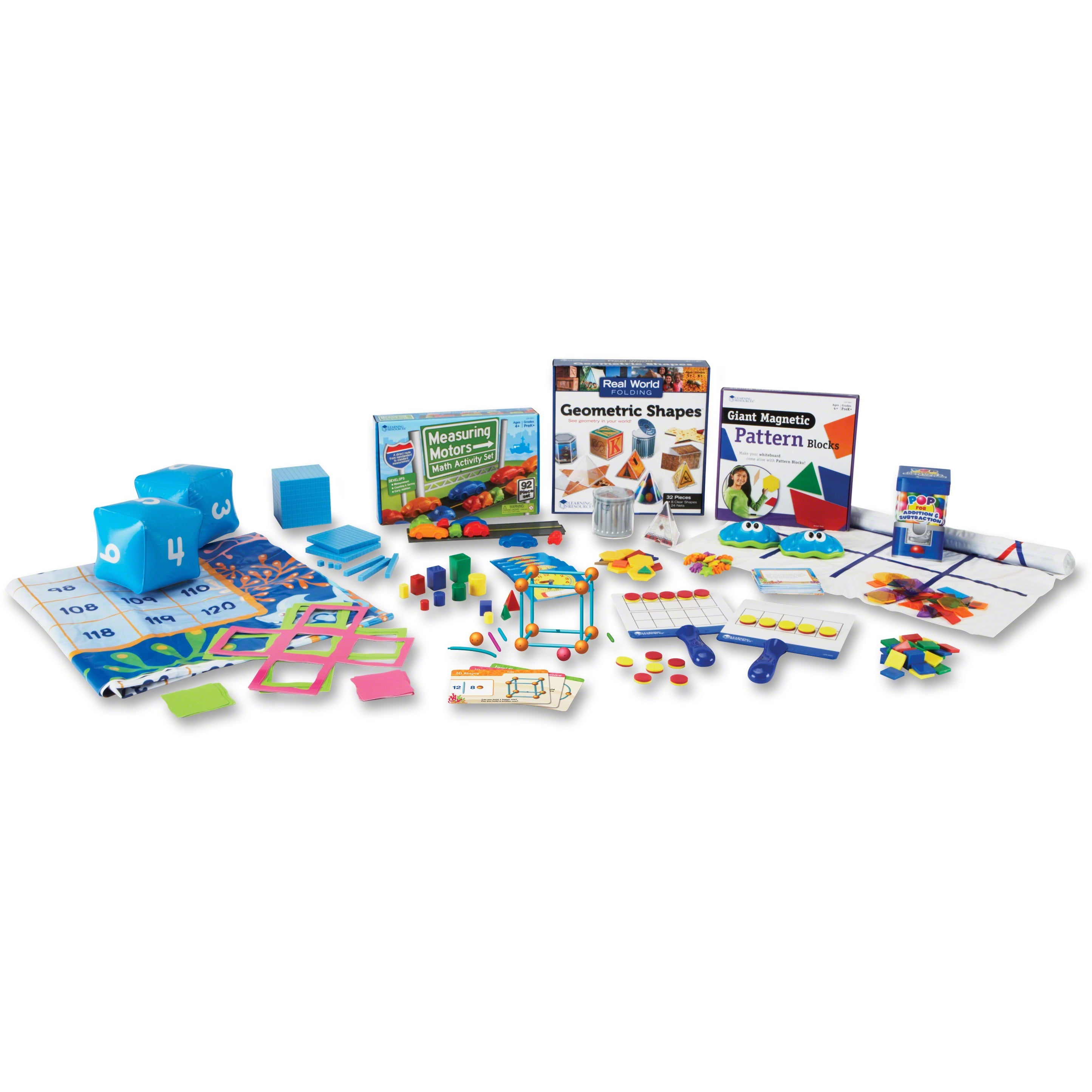 Learning Resources, LRNLER1721, Grade 1 Math Kit, 1 Each, Assorted ...