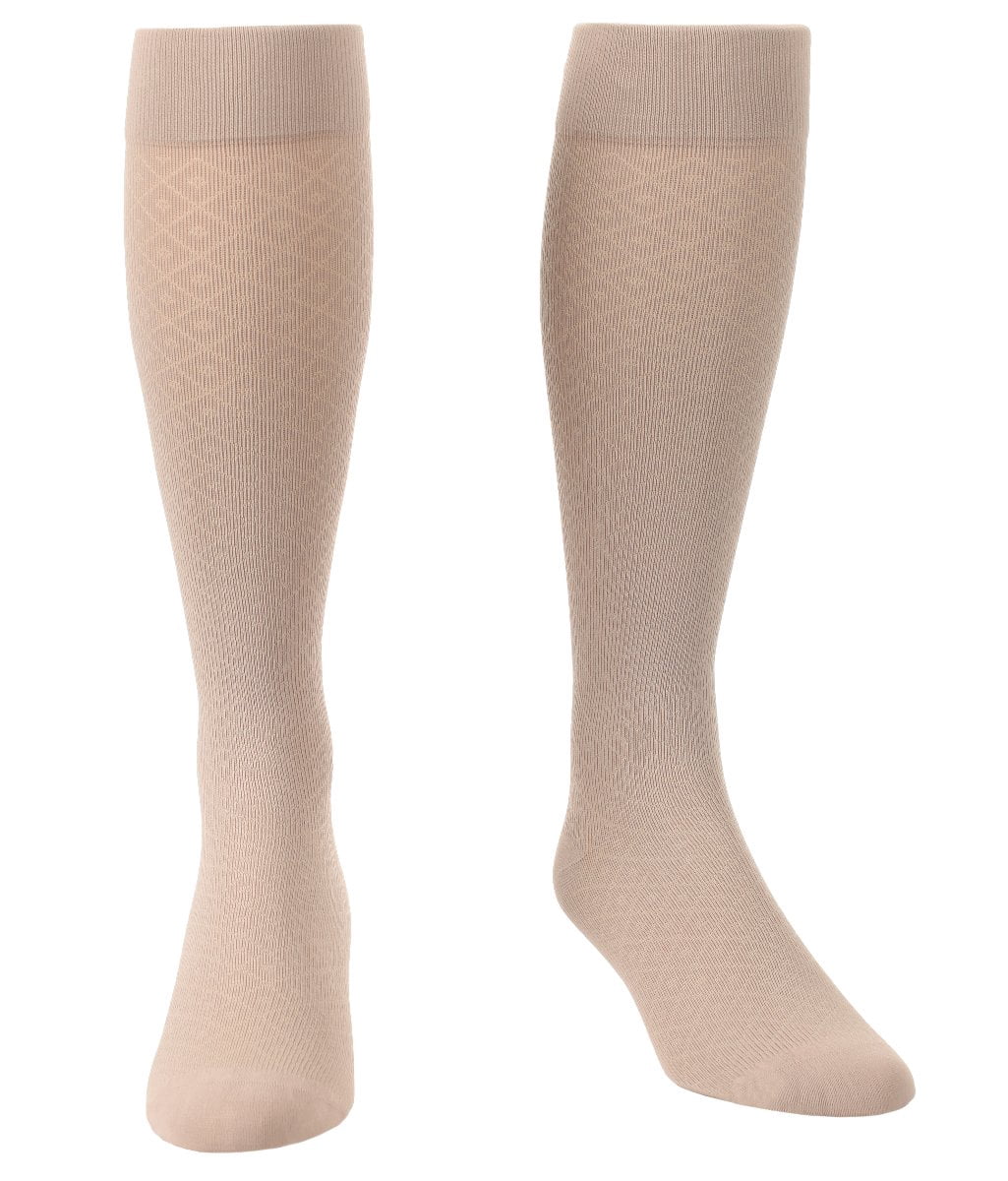 Made in USA - Womens Compression Stockings for Edema 15-20mmHg - Tan ...