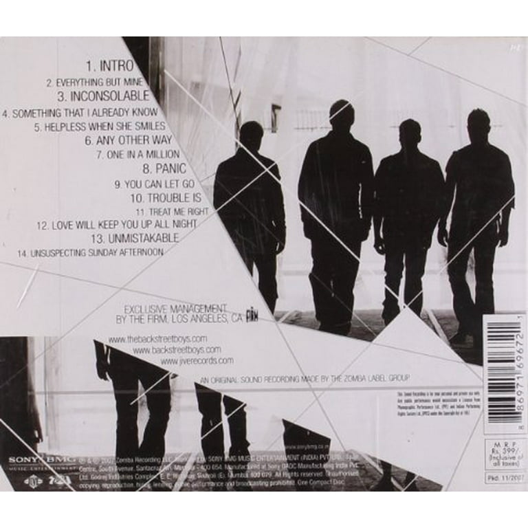Backstreet Boys Unbreakable Album Cover