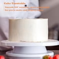 11 Inch Revolving Cake Stand Turntable, Cake Decorating Kit with 24 ...