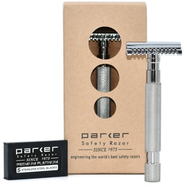 Parker Safety Razor - Version 3 Adjustable Injector Razor with ...