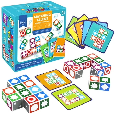 Hands DIY 20pcs Wooden Matching Game with 60 Cards Wooden Matching ...