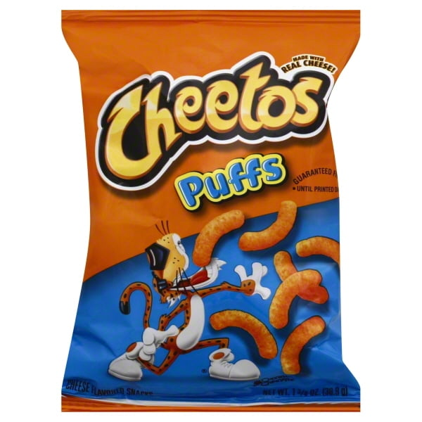 Frito Lay Cheetos Cheese Flavored Snacks, 1.375 oz - Walmart.com ...