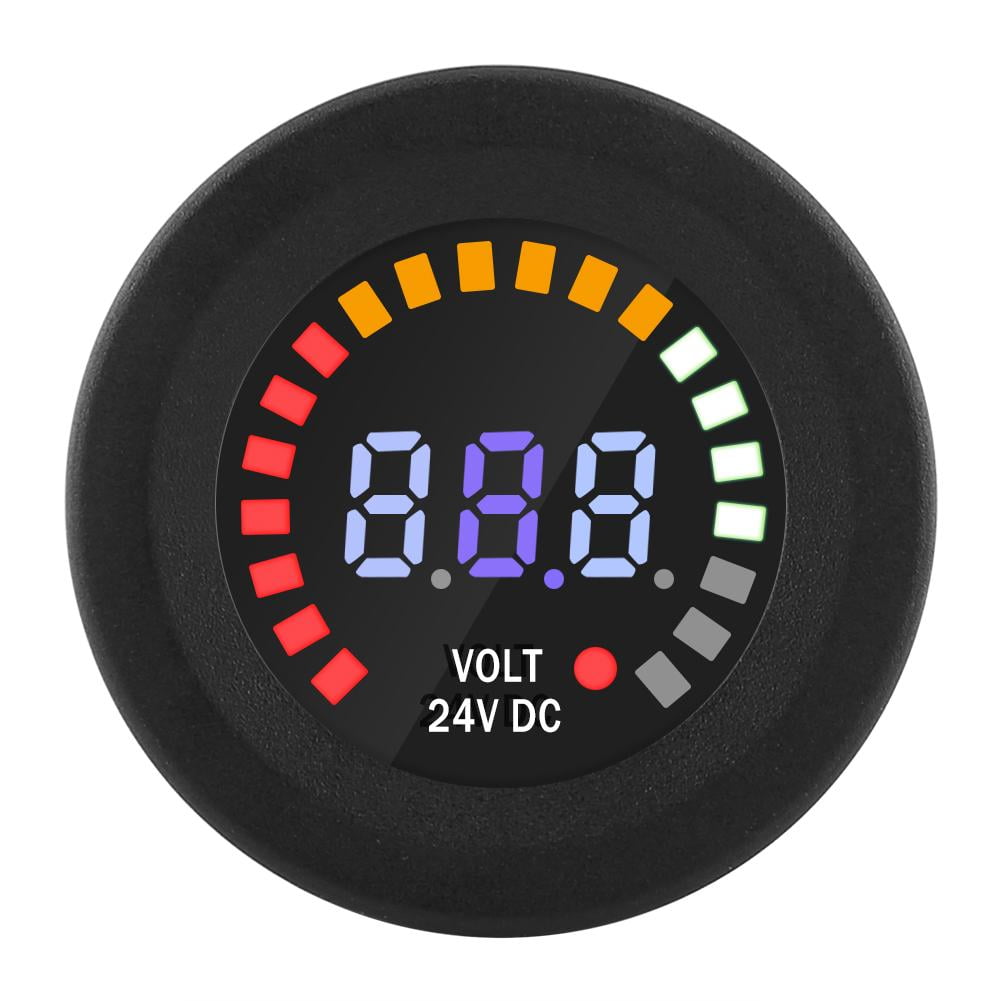 DC 24V Universal Digital LED Panel Voltmeter Voltage Display Volt Meter ...