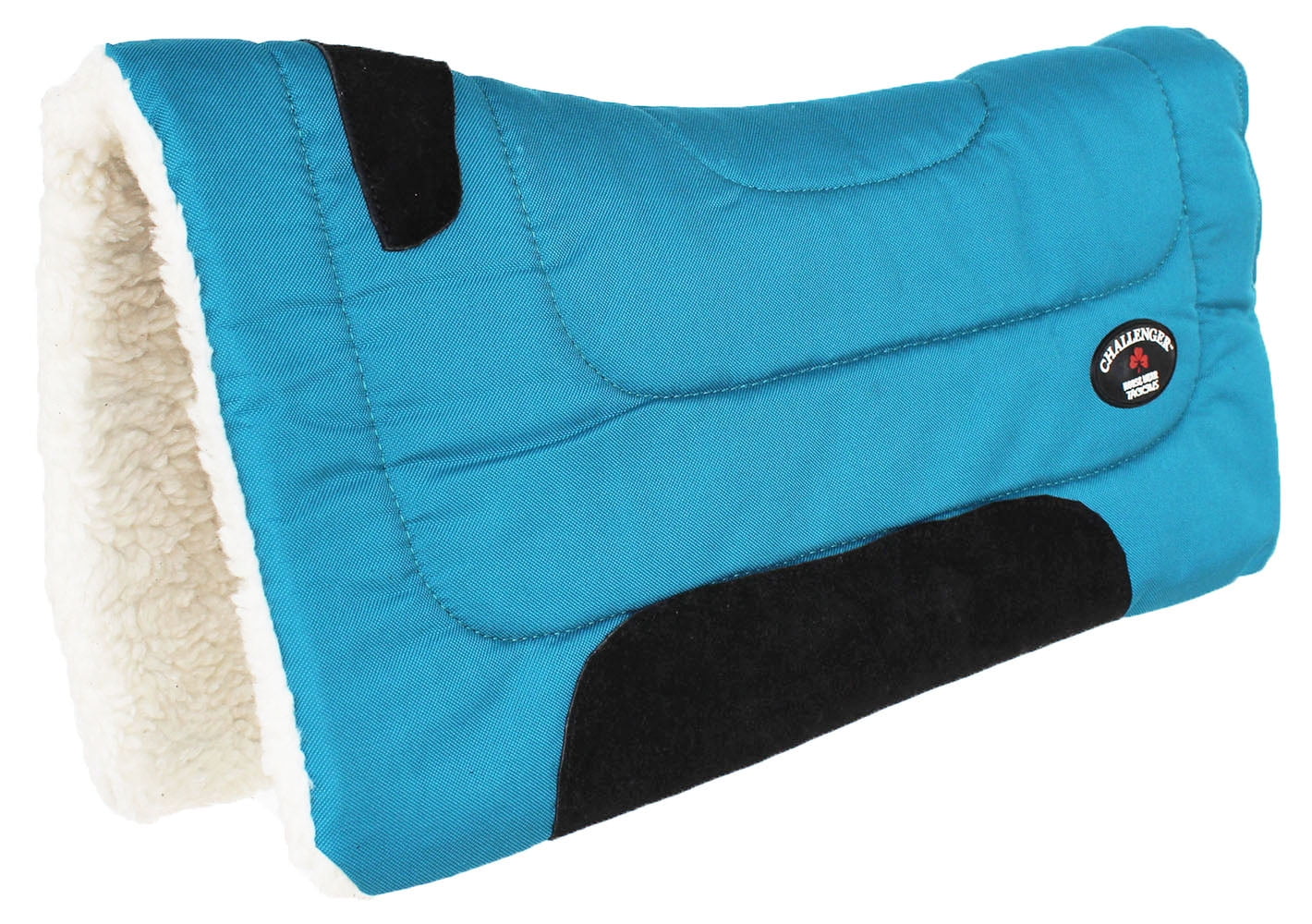 Pony 23"x24" Western Contoured Faux Fur Padded Saddle Pad Teal 39143TLP ...