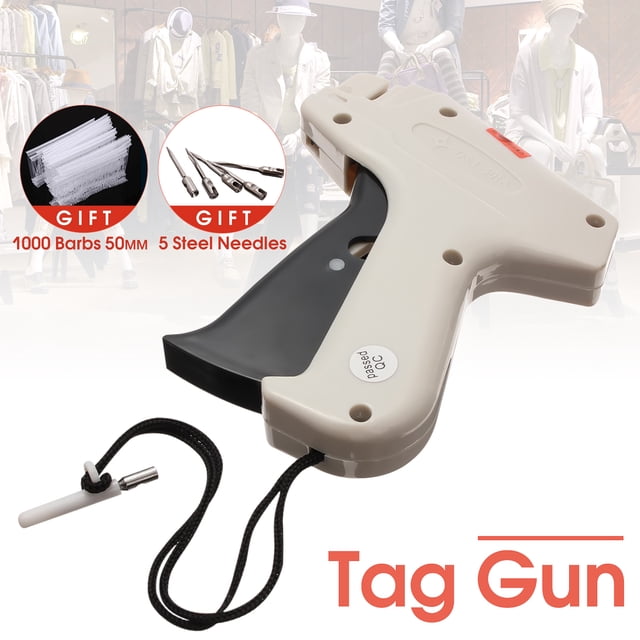 Clothes Garment Price Label Tag Gun Tagging Machine + 1000 Barbs + 5 ...