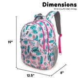 J World Girls Cornelia 18" Multi Compartment Laptop Backpack for School ...