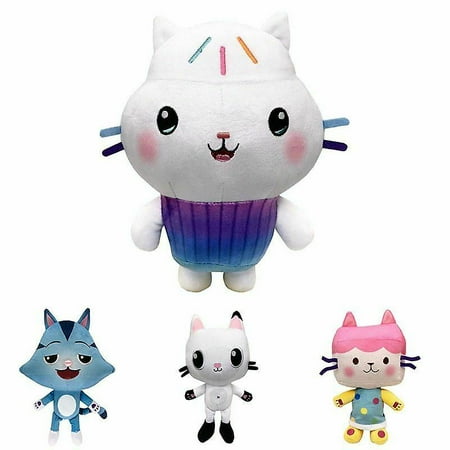 Gabby's Dollhouse Plush Cakey Pandy Cat Plush Toys Soft Stuffed Doll ...