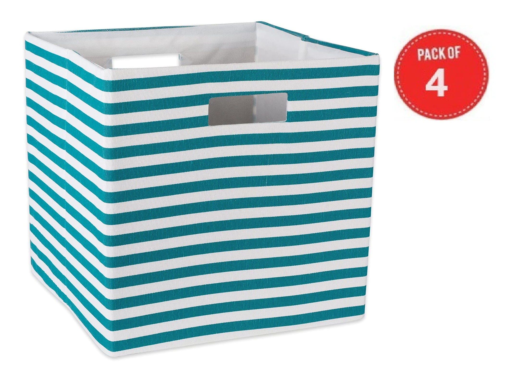 DII Hard Sided Collapsible Fabric Storage Container for Nursery ...