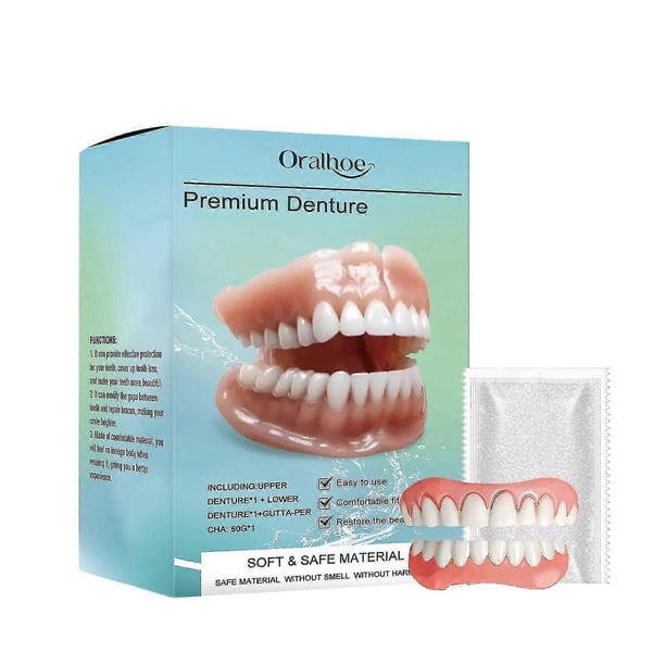Premium Denture, Premium Dentures, Advanced Full Denture Set, Tooth ...