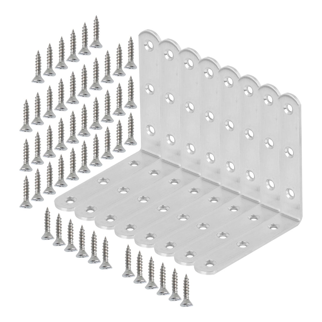 100 x 100mm Angle Bracket Stainless Steel L Shaped Angle Brackets ...