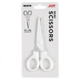 JAM Paper Multi-Purpose Mini Scissors, 5in, White, Soft Grip ...