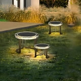 EP Light Outdoor Solar Power Led Garden Table, Small - Walmart.com