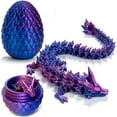 Easter Egg Dragon Egg 3D Printed Dragon Egg Articulated Dragon Crystal ...