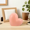 OULII Pink Plastic Tissue Box Cover Heart Design for Bathroom Bedroom ...