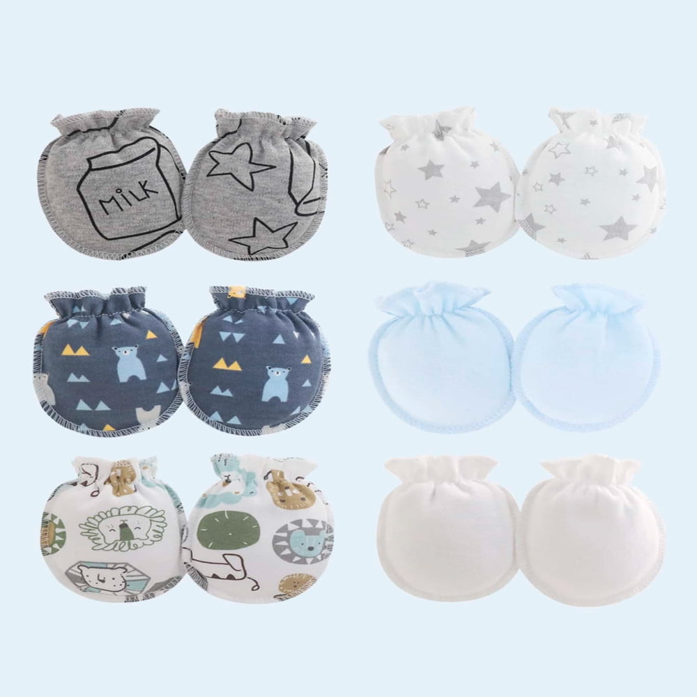 Click here for Ousitaid 6pairs/Pack Baby Anti-Scratch Mittens New... prices