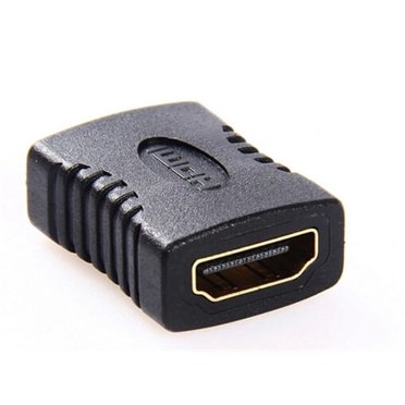 onn. HDMI A to HDMI A F/F Coupler Female to Female Adapter, Black ...