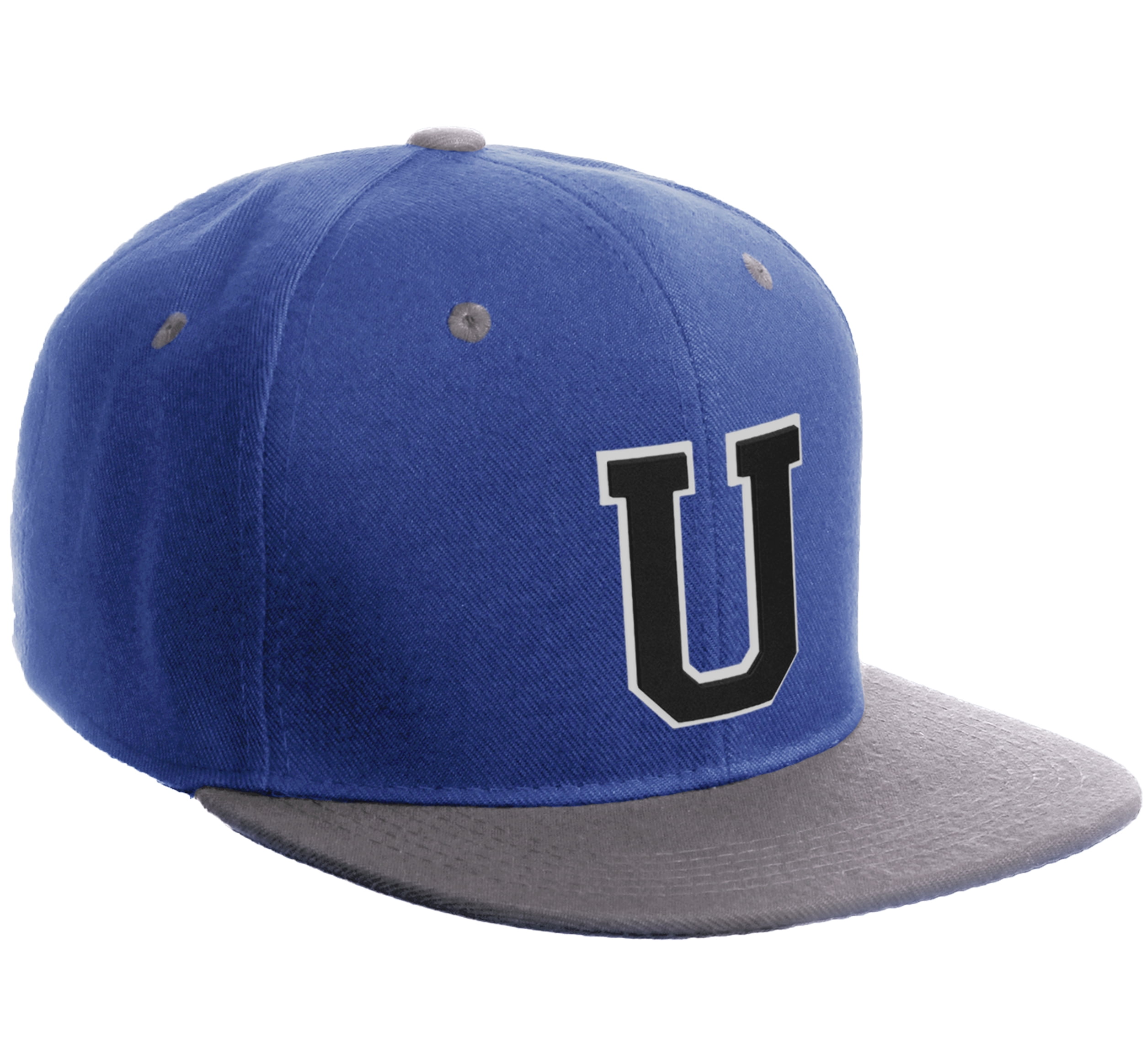 Daxton Classic Snapback Hat Custom A to Z Initial Varsity Letters ...