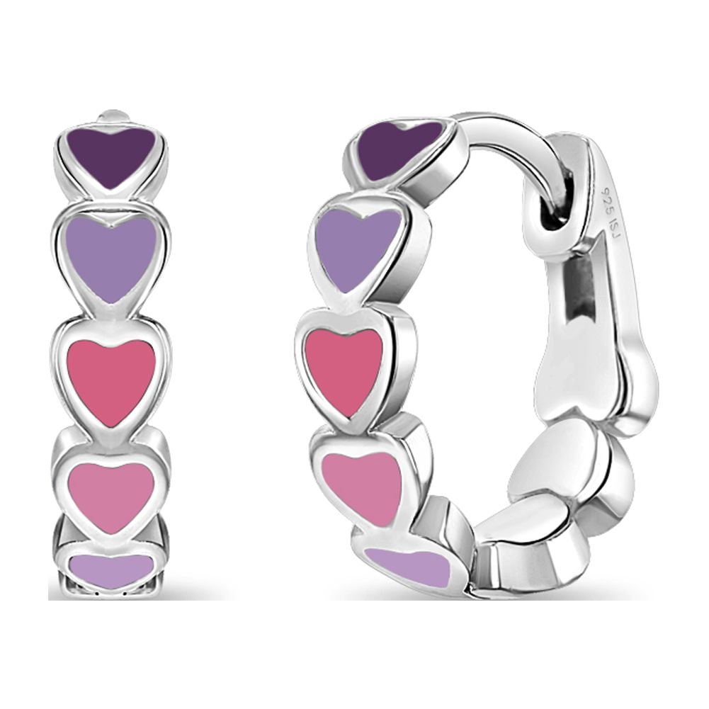 Click here for In Season Jewelry Heart Purple 9mm Baby / Toddler... prices