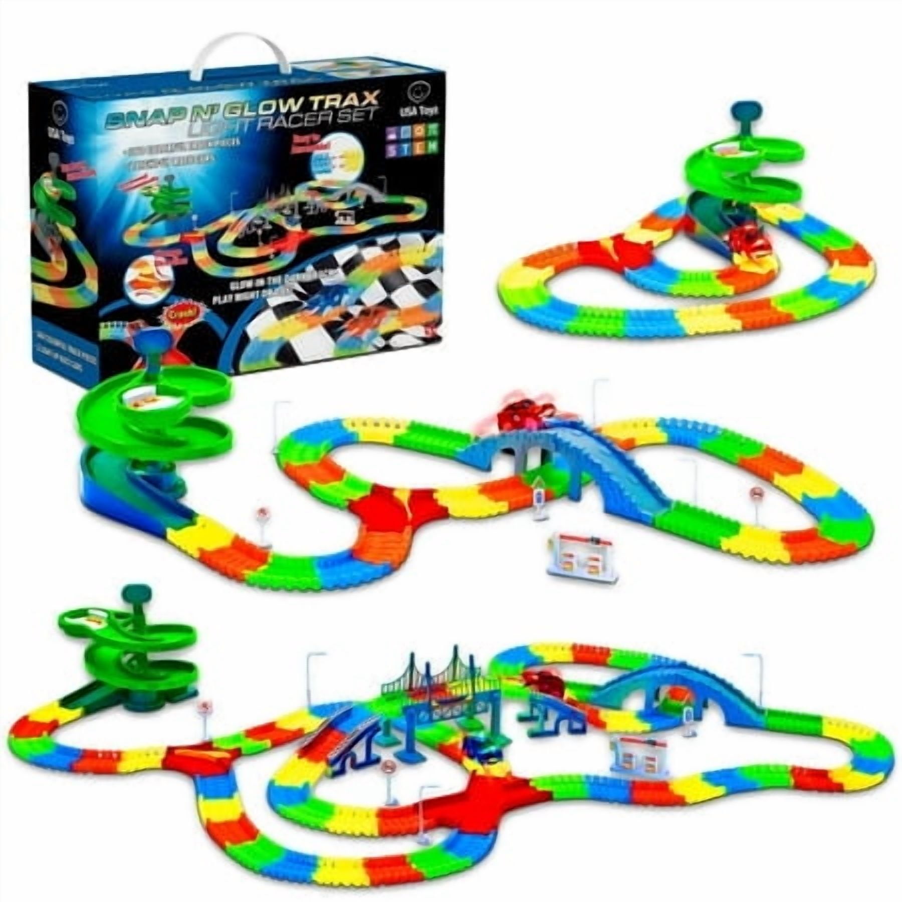 Click here for Usa Toyz Glow Race Tracks For Boys Or Girls - 360p... prices