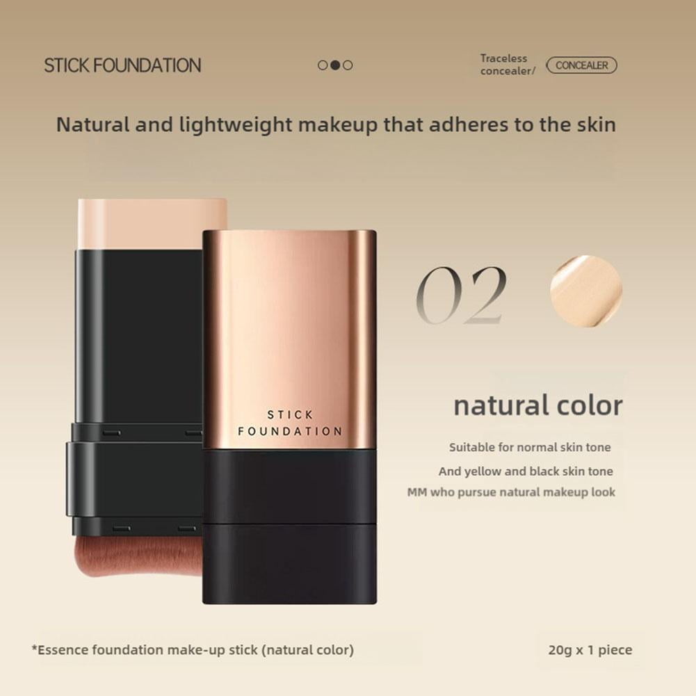 Foundation Stick With Brush Head, Moist And Light Foundation Cream ...