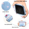 Blue Background Pink Hearts White Lace Valentine Women's Coin Purses ...