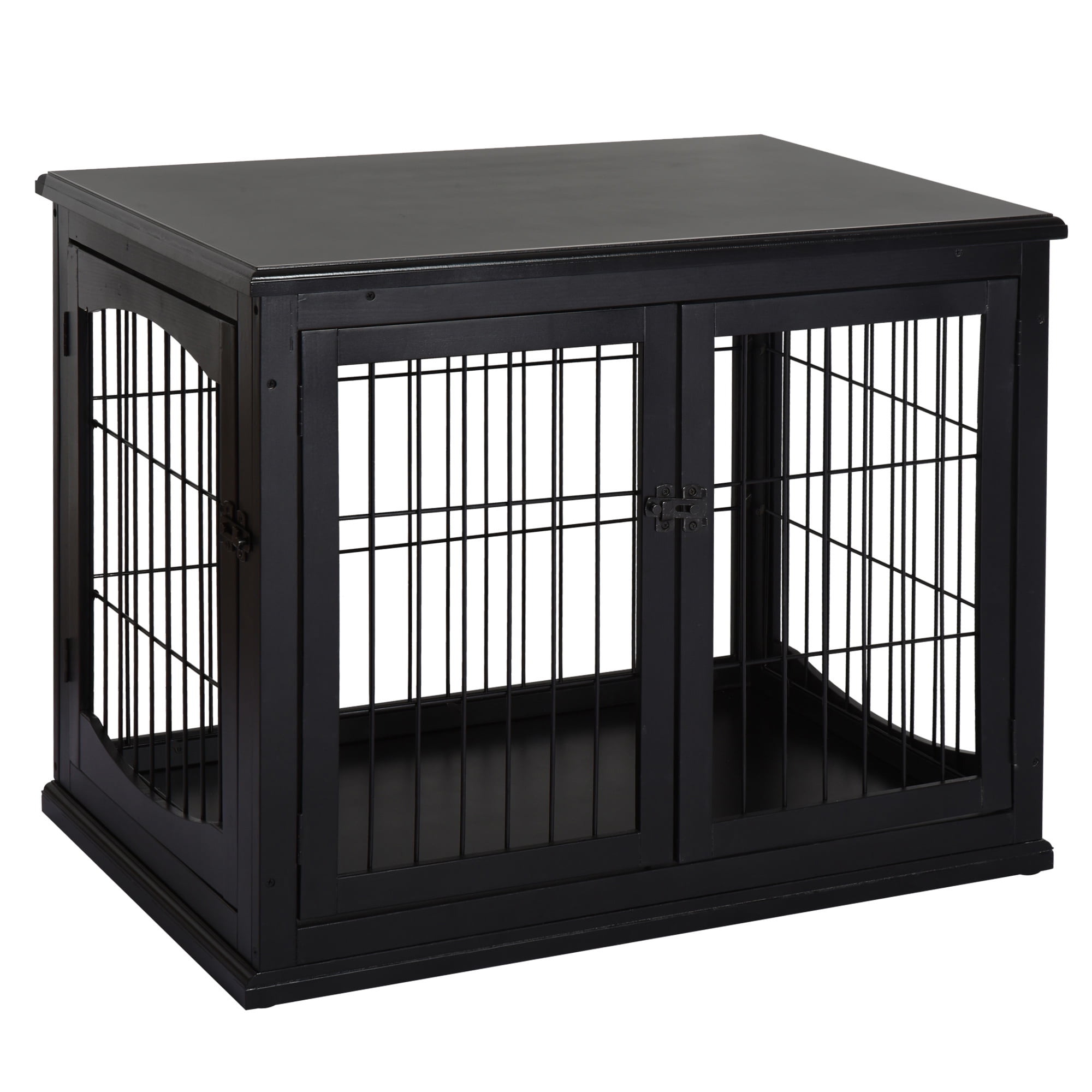 Click here for Pawhut 26 Wooden Dog Cage Pet Crate Kennel W/ Doub... prices