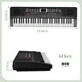 Walmart Black Friday Deals 2025 - Ktaxon 61 Key Electric Keyboard Piano ...