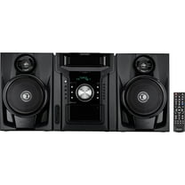 Sharp 350W 5-Disc Mini Shelf Speaker/Subwoofer System CD-BHS1050 with ...