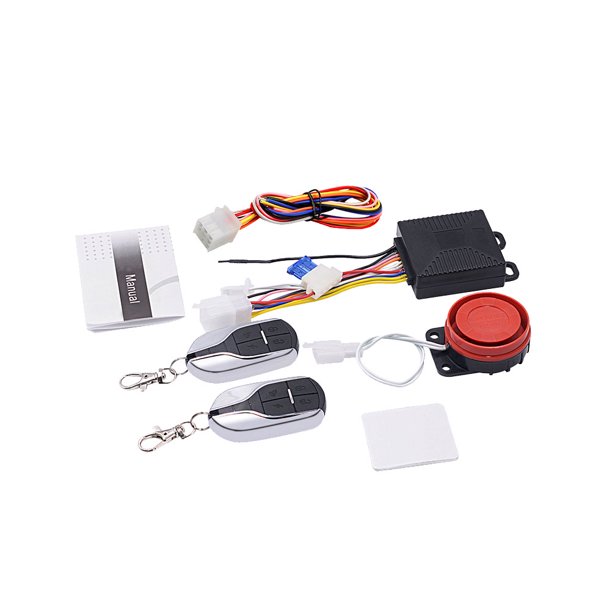 1 Set 12V Motorcycle Alarm System Horn Scooter Engine Start Keyless ...