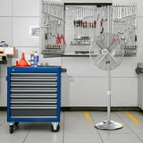 "Costway High Velocity 18"" Adjustable Metal Oscillating Pedestal Fan ...