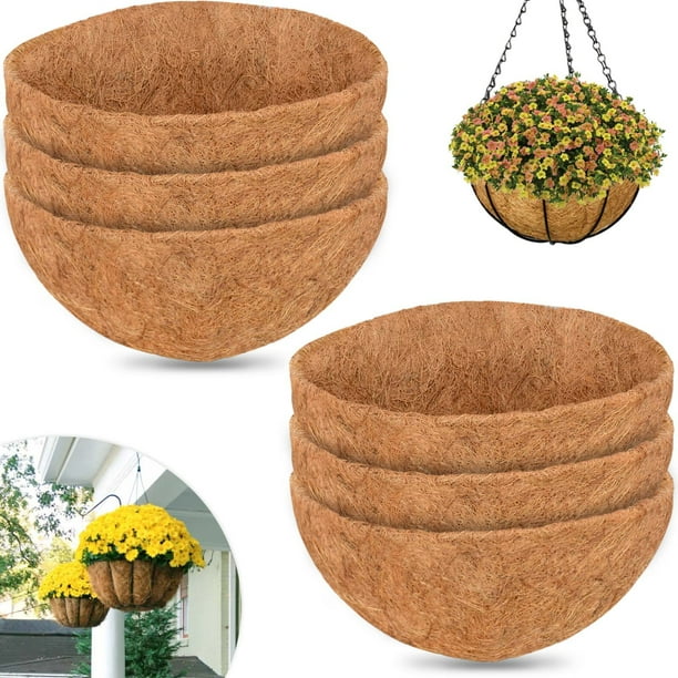 Hongchun Gardening coco Brown pad coco Brown Plant basket flowerpot ...