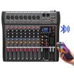 Pyle PMXU43BT 4 Channel Bluetooth Sound Board Mixer System for DJ ...