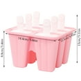 Children's Silicone Ice 6 Grid Set | Food Grade Ice Grid+PP Stick DIY ...