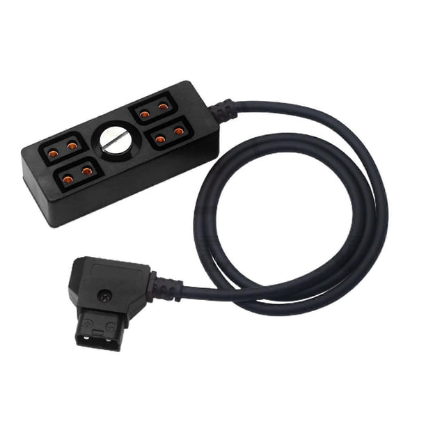D-tap Splitter Cord Male to 4 Port Female D-Tap Adapter Effortlessly ...